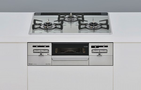 リンナイ グリル付ビルトインガスコンロ「センス」 幅60cm RS31W36T2RVW【LPG】 | FOCUS｜フォーカス インターネットショップ KADEN